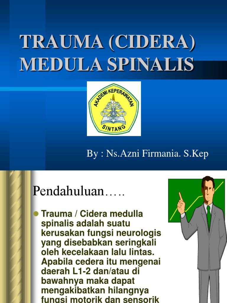 Trauma Medula Spinalis | PDF
