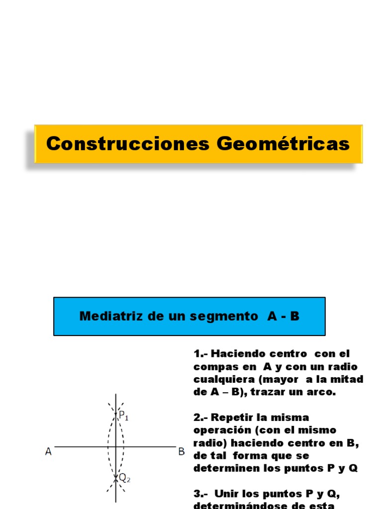 3 - Construcciones Geometricas | PDF | Tangente | Circulo