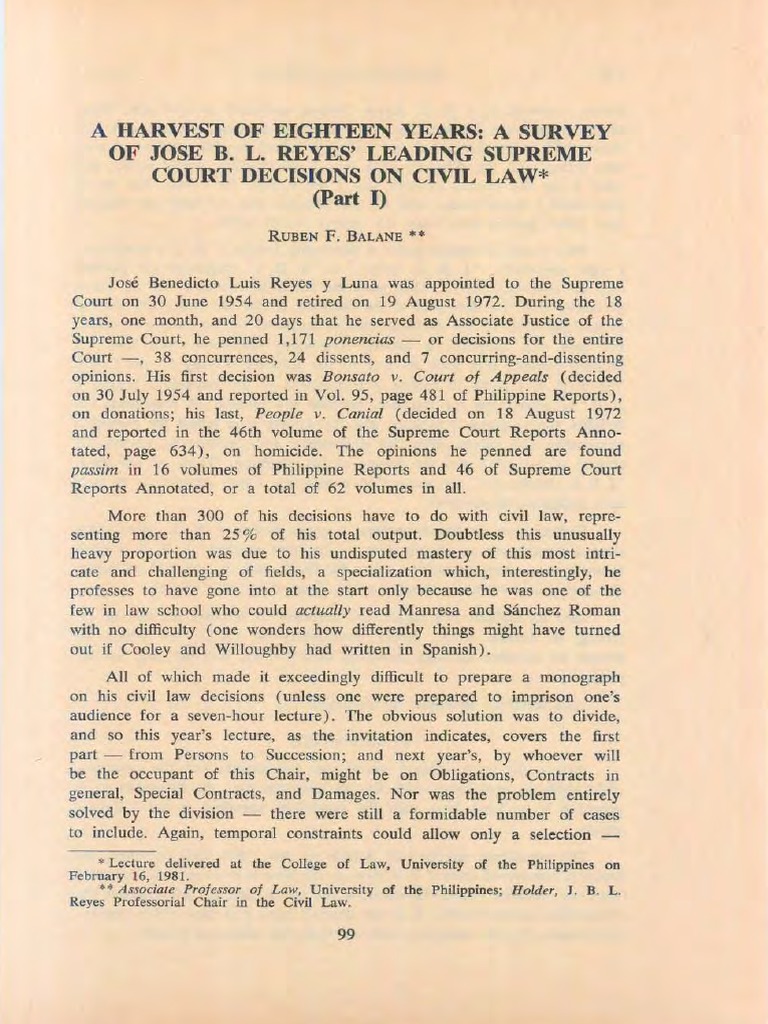 JBL Reyes | PDF | Annulment | Divorce