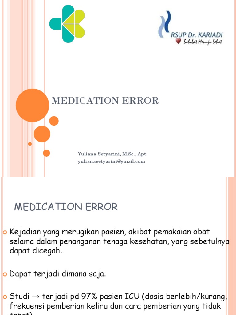Medication Error | PDF
