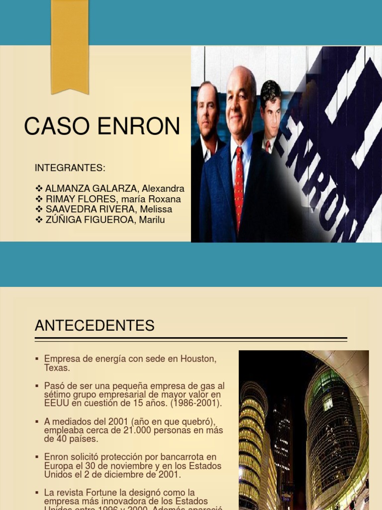 Caso Enron | PDF | Enron | Business