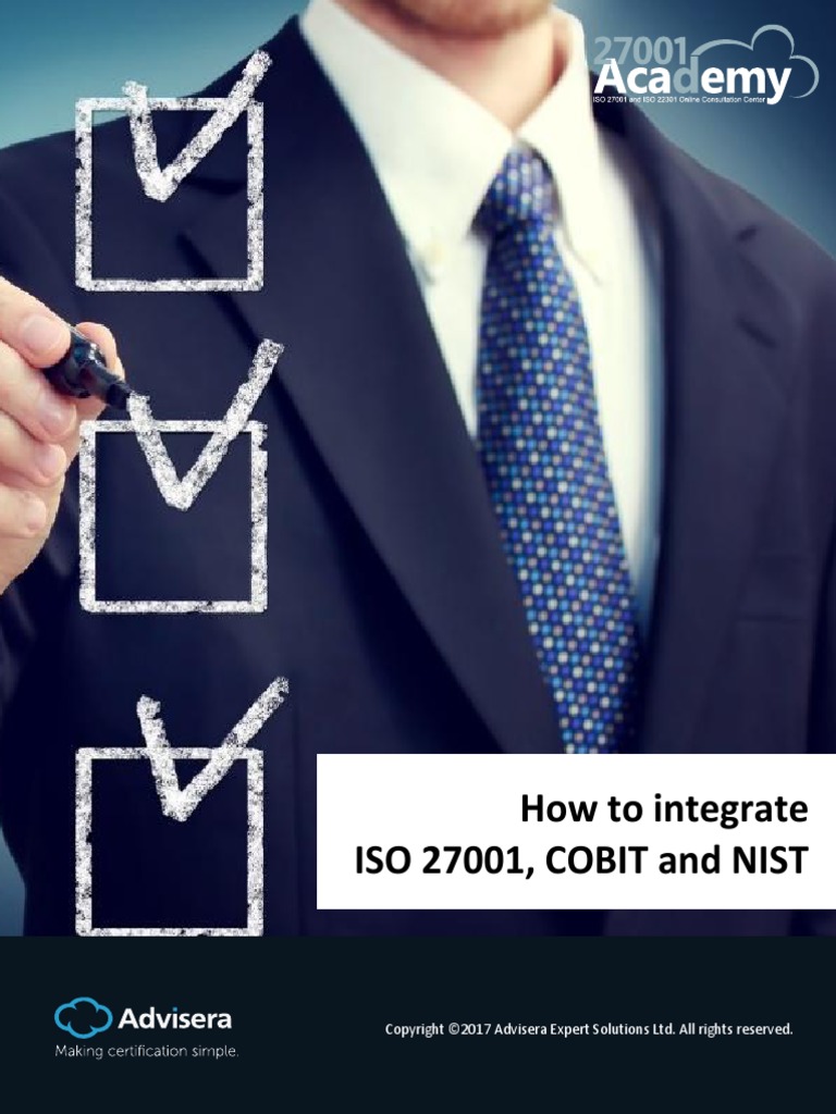 How to Integrate ISO 27001 COBIT and NIST En | Information Security | Cobit