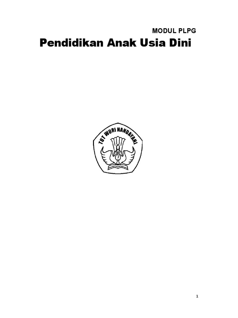 Modul PAUD Bagus | PDF | Karier & Perkembangan