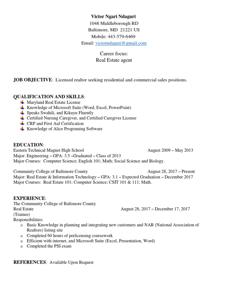 Resume Final | PDF