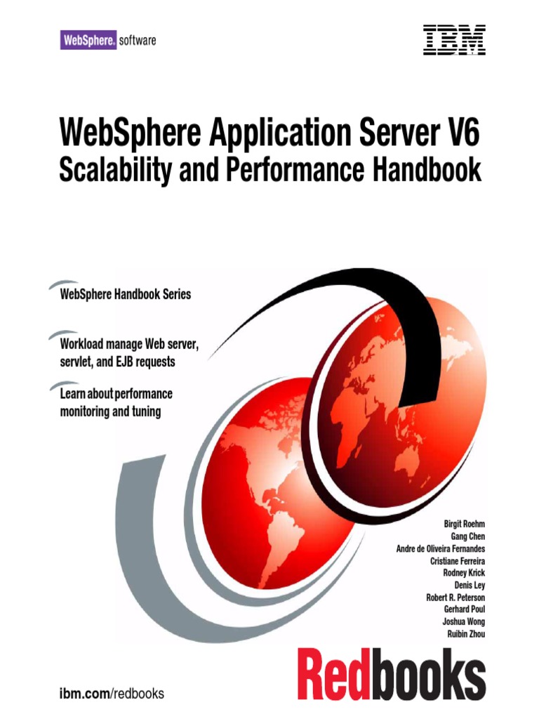 WebSphere Application Server V6 Scalability and Performance Handbook PDF | PDF | Load Balancing ...