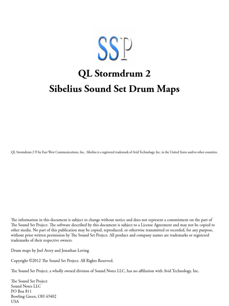 QL Stormdrum 2 Sound Set Drum Maps | PDF | Business | Entertainment ...