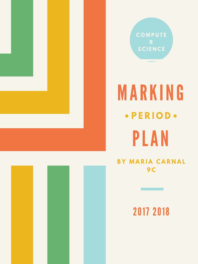 Computer Science Marking Plan 2017-2018 | PDF
