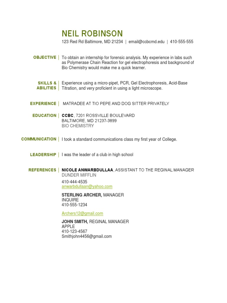 Neil Resume Final | PDF