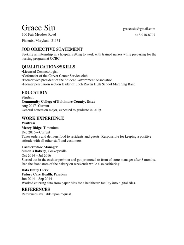 Grace Siu Resume Final | PDF