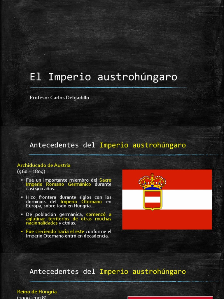 El Imperio Austrohúngaro | PDF | Austria Hungría | Hungría