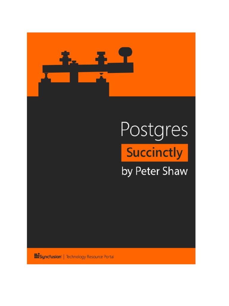 Postgres Succinctly Pdf Postgre Sql Databases