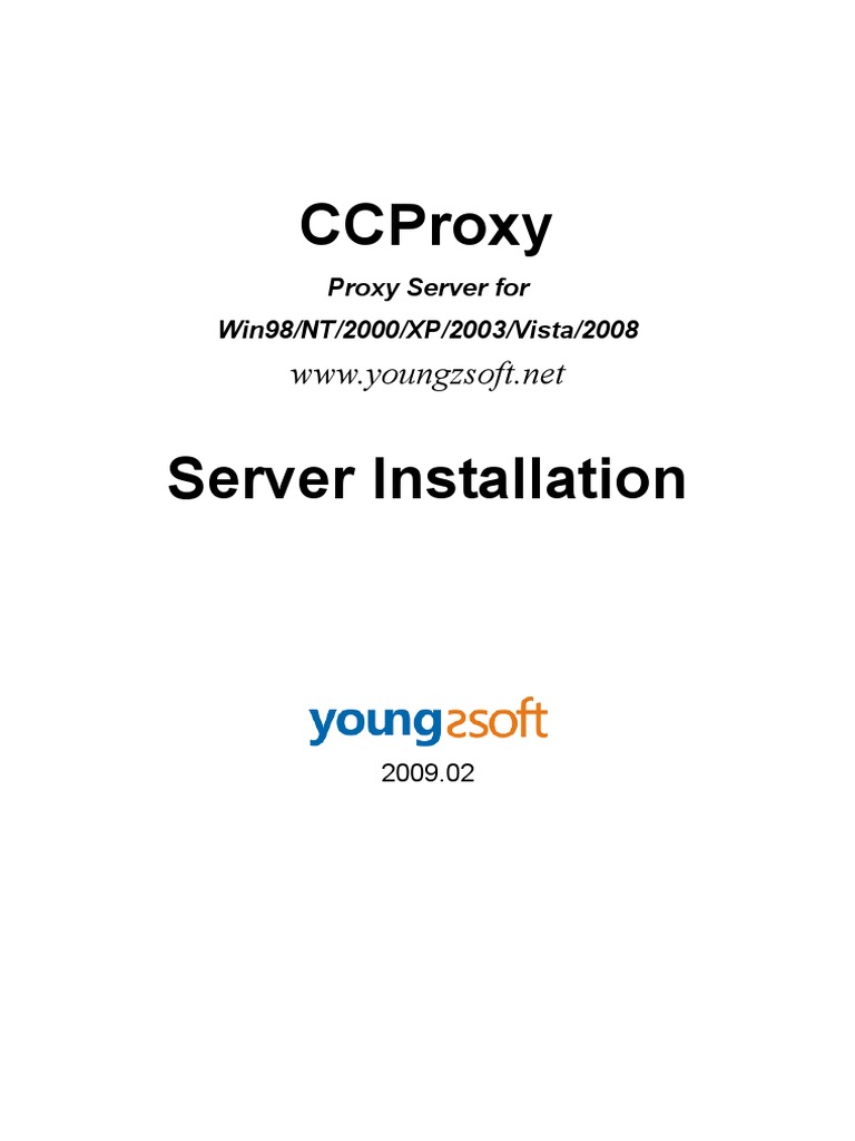 CCProxy Installation Guide for Windows | PDF | Computers