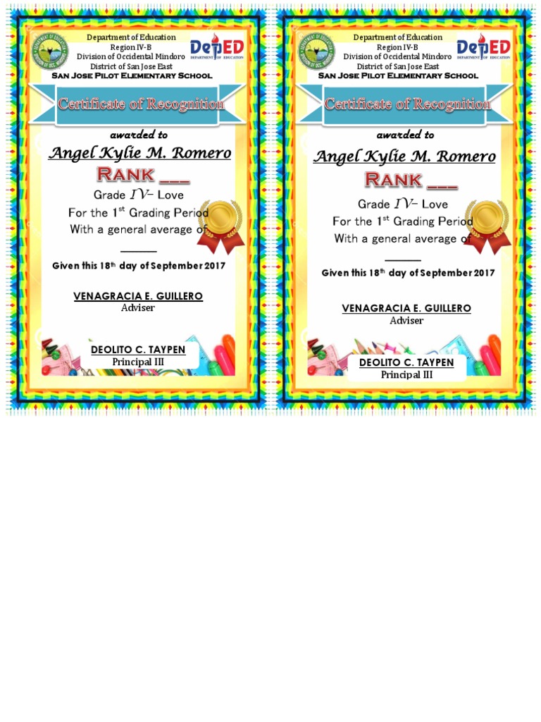 Top 10 Certificate | PDF