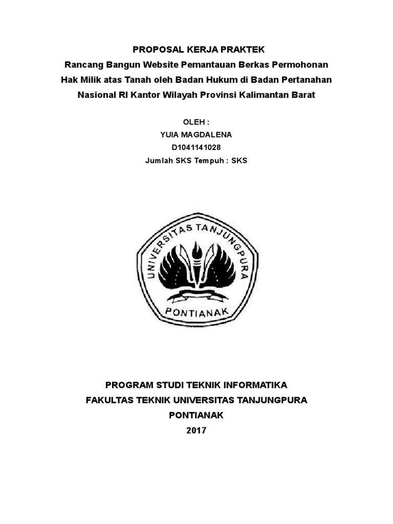Contoh Proposal KP | PDF