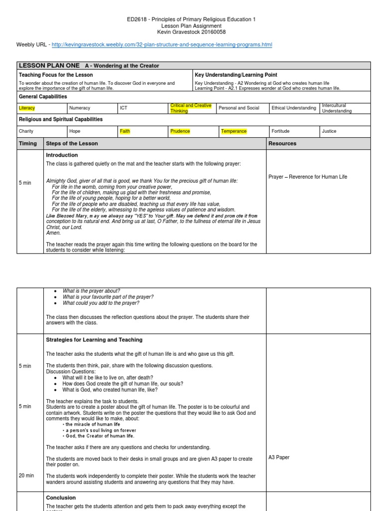 Lesson Plans Abc Godly Play | PDF | Sin | Pharisees