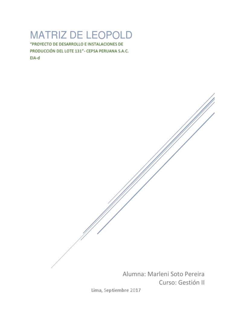Matriz - BC | PDF | Evaluación del ciclo de vida | Entorno natural