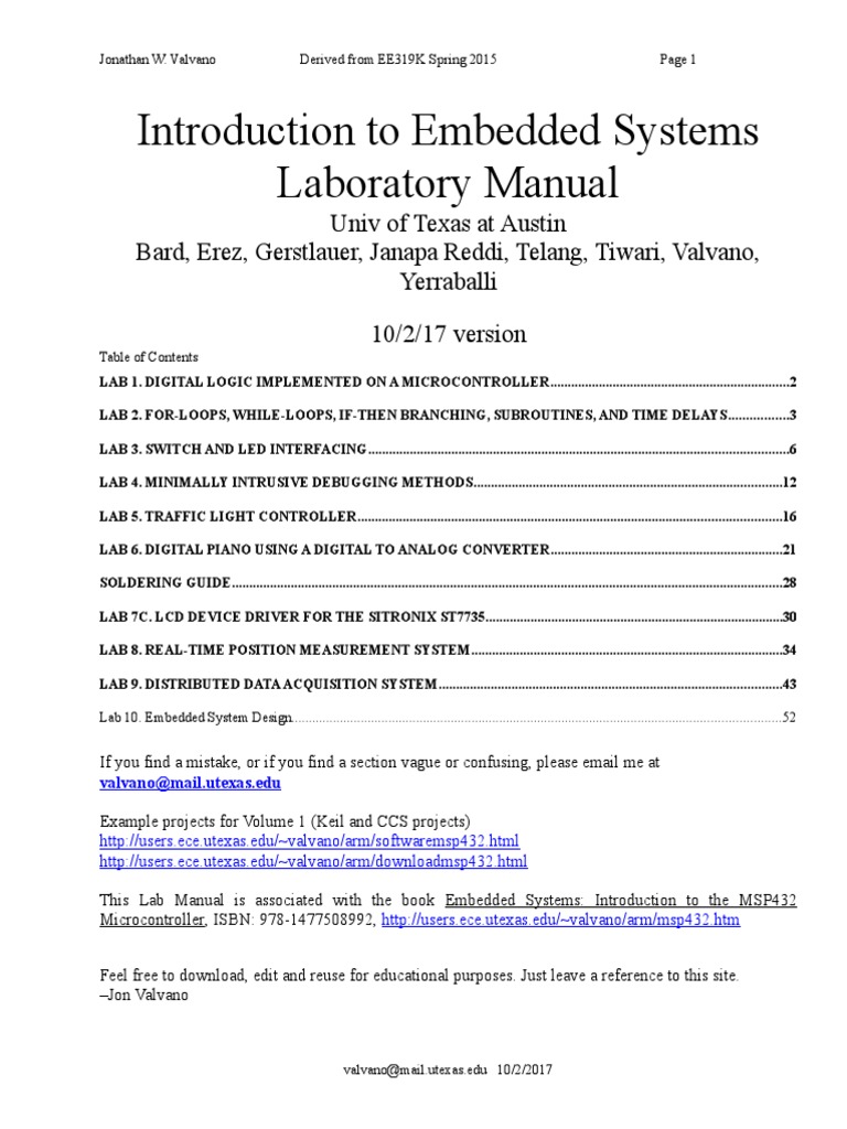 Manual Laboratorio Launchpad | PDF | Resistor | Subroutine