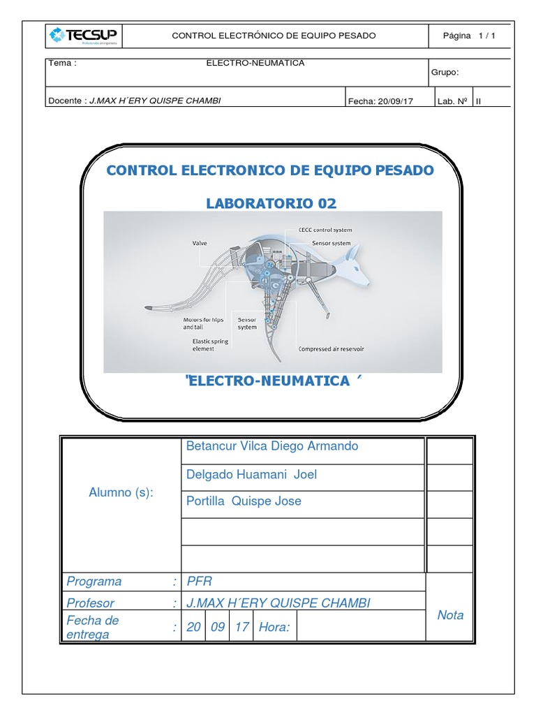 Laboratorio de Electroneumatica | PDF | Solenoide | Neumática