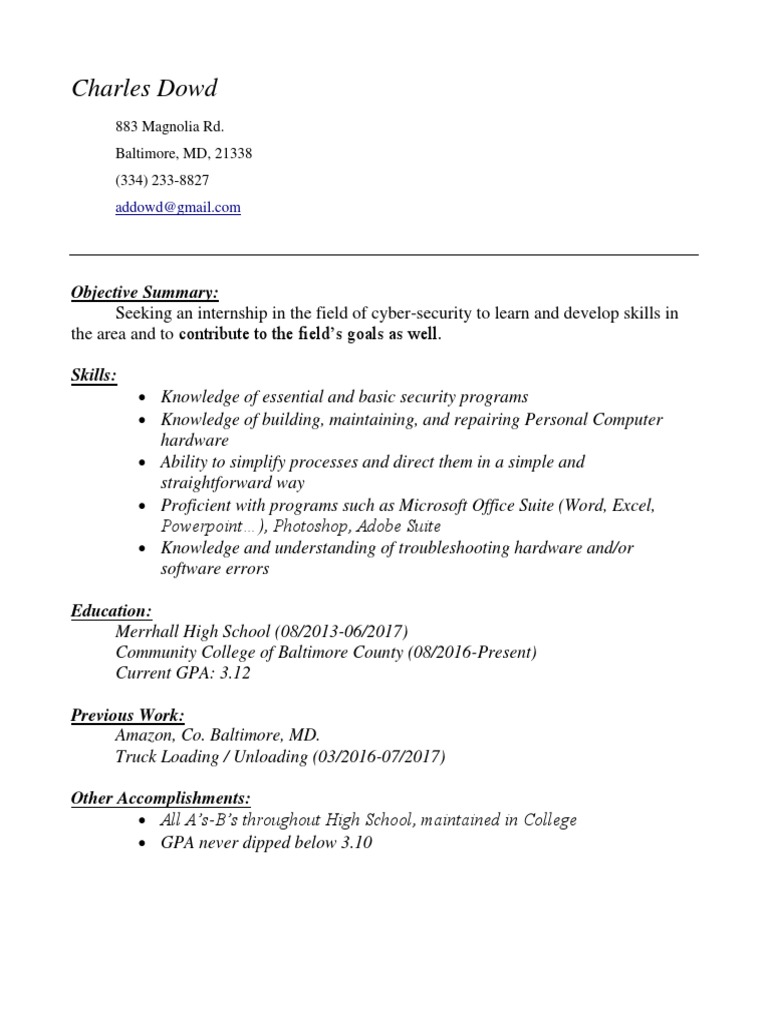Final Resume | PDF