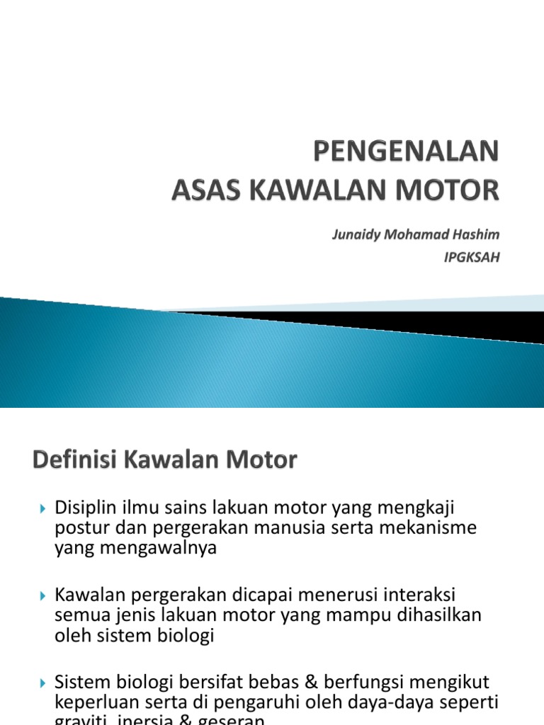 Pengenalan Asas Kawalan Motor PDF | PDF
