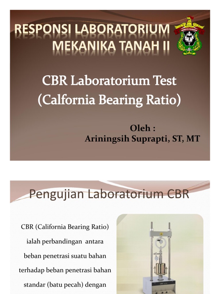 CBR Laboratory Test | PDF