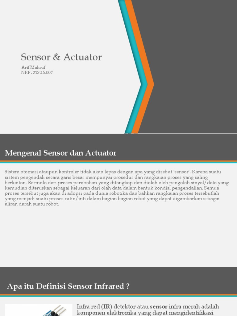 Sensor Dan Aktuator | PDF