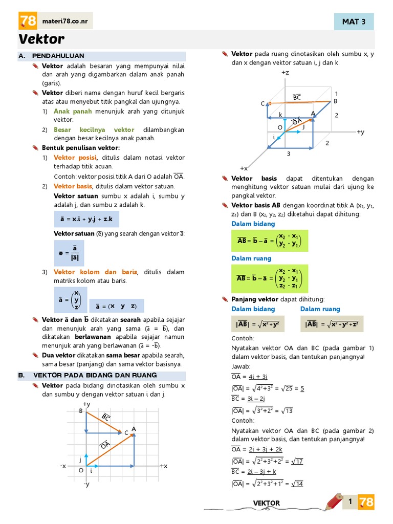 Vektor Mat3 PDF | PDF