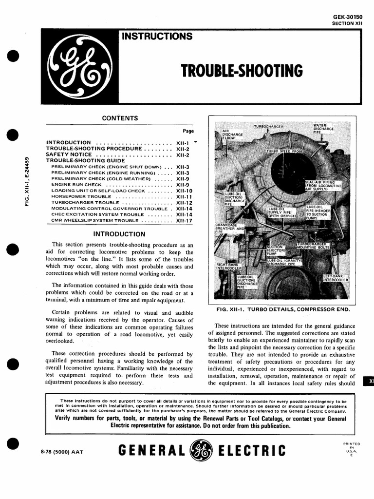 Ge 7s12 PDF | PDF | Turbocharger | Leak