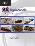 Thrust Boring Method Statement | PDF | Casing (Borehole) | Drilling