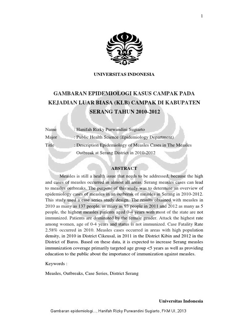 KLB Campak PDF | PDF