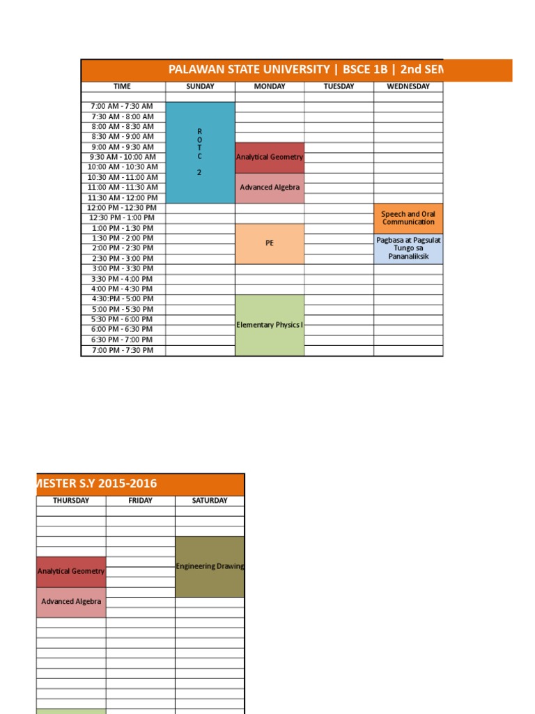 Palawan State University - Bsce 1B - 2Nd Semester S.Y 2015-2016 | PDF