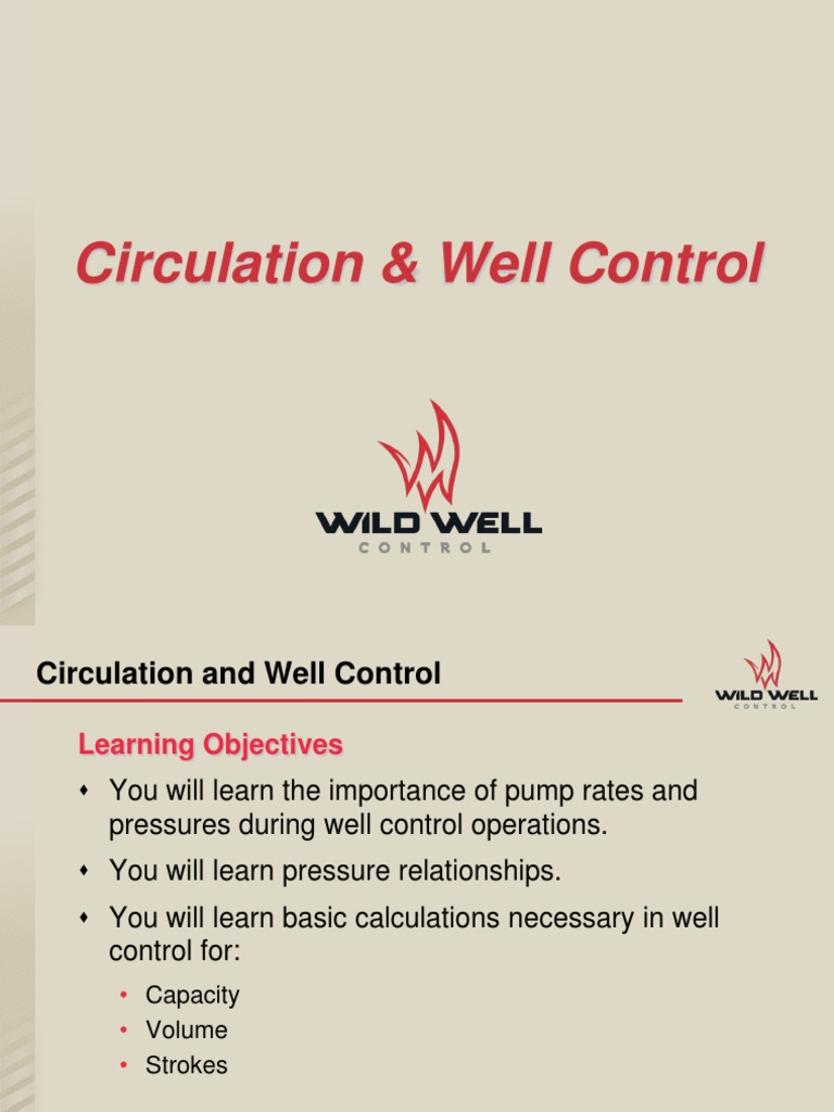 Circulation and Well Control | PDF | Gases | Mechanical Engineering