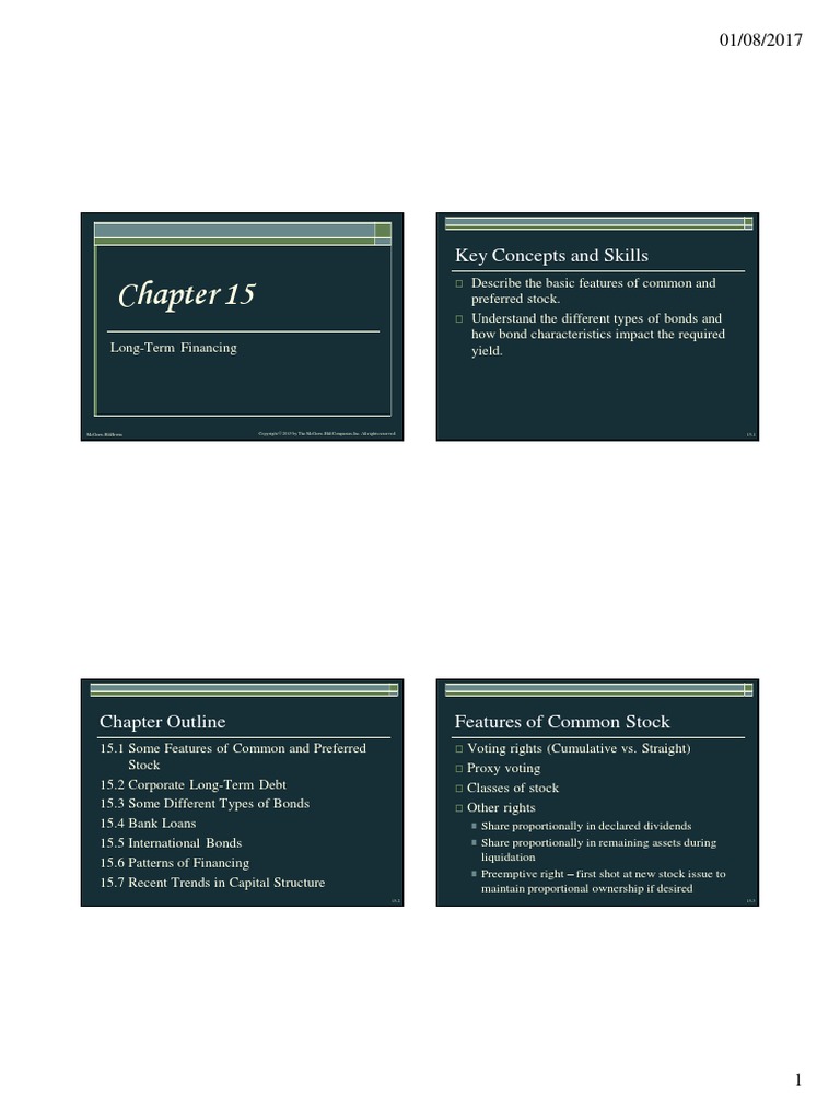 Chap015 (Compatibility Mode) | PDF | Bonds (Finance) | Preferred Stock