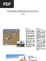 Metode Pekerjaan Pemancangan Spun Pile Dengan Hammer System | PDF