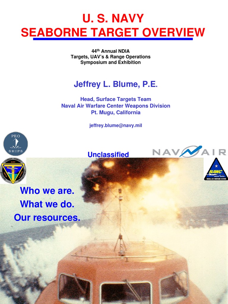 U.S. Navy Seaborne Target Overview | PDF | United States Navy ...