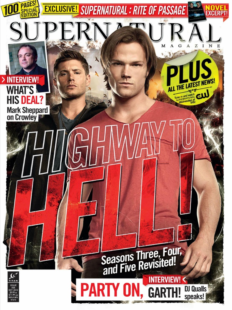 Supernatural Magazine - October 2012 | PDF | Newspaper And Magazine