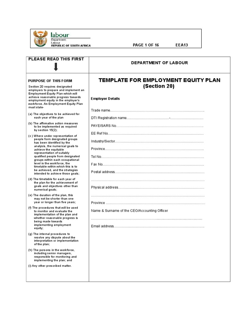 Eea 13 | Download Free PDF | Affirmative Action | Employment