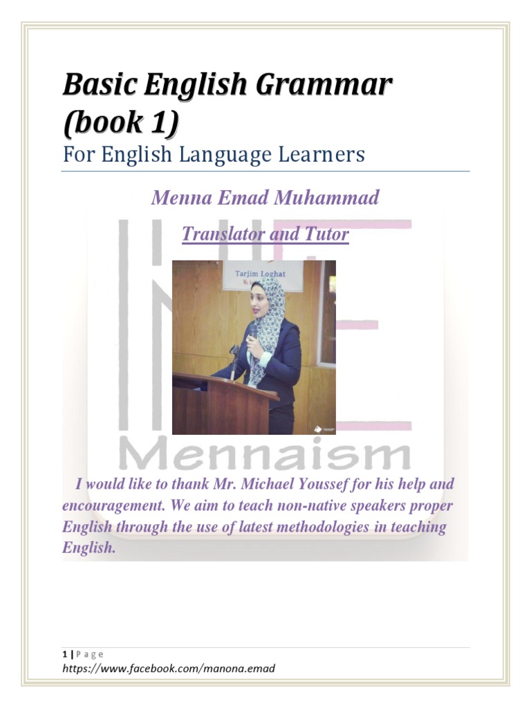 Basic English Grammer Book 1 Answers | PDF | Grammatical Gender ...