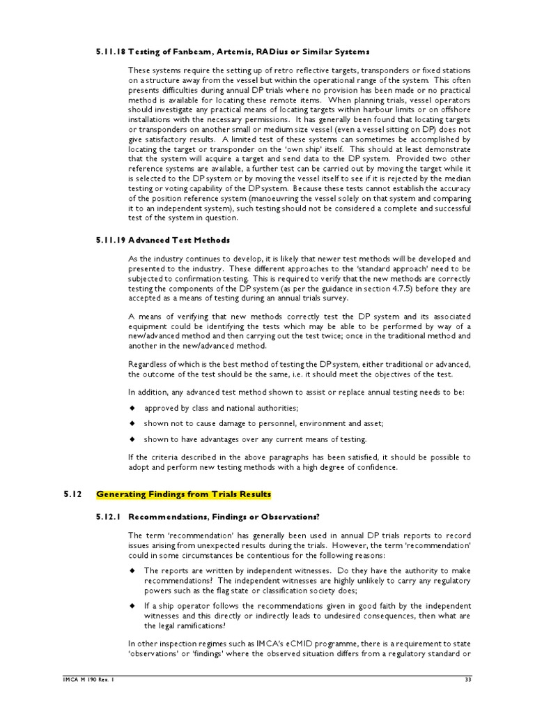 Imca m190 Rev.1 (Cat A B C) | PDF | Rocket Engine | Business