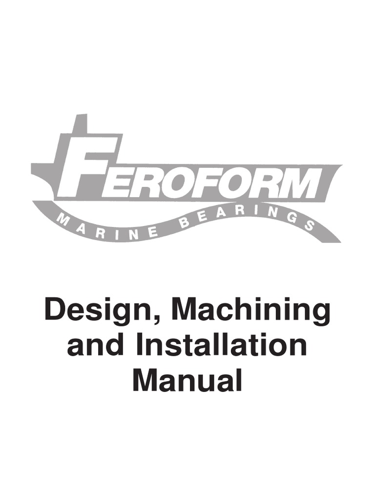 4 Marine Design Machining TENMAT | PDF | Bronze | Bearing (Mechanical)