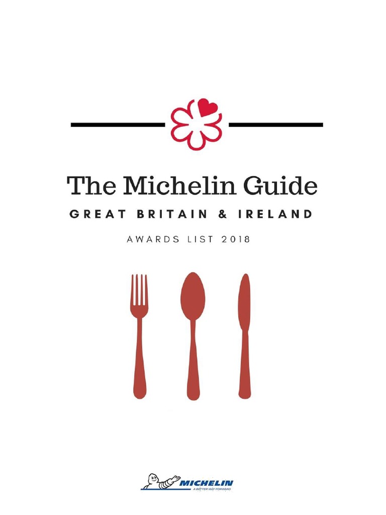 Michelin Guide 2018 Awards List: Great Britain and Ireland | PDF