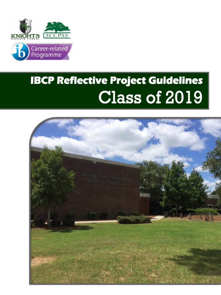 Reflective Project Ibcp Guidelines Update Class of 2019 | PDF ...