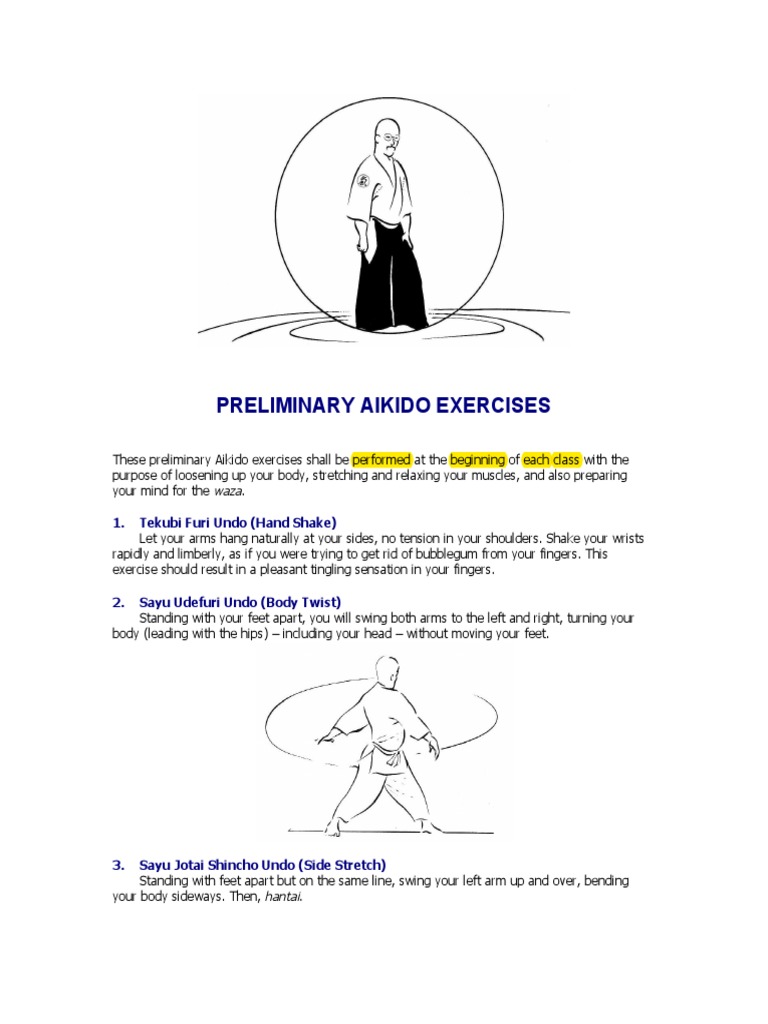 Aikido Exercises PDF | PDF | Hand | Elbow