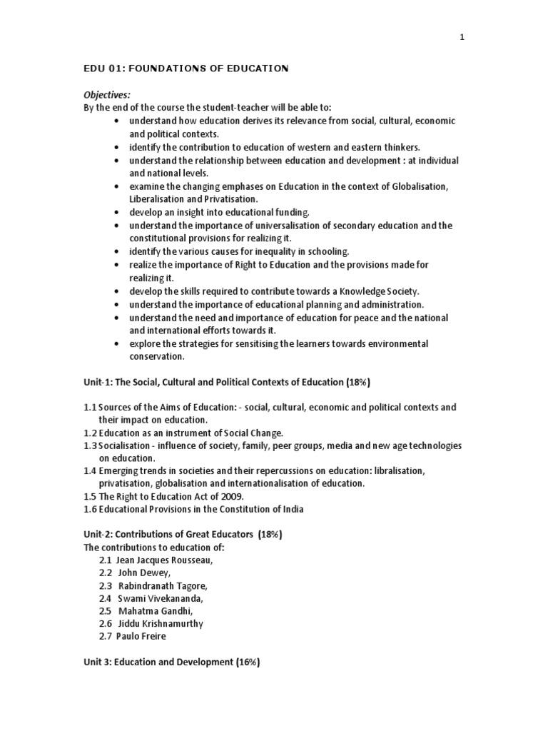 B.ed. Syllabus | PDF | Classroom Management | Educational Technology