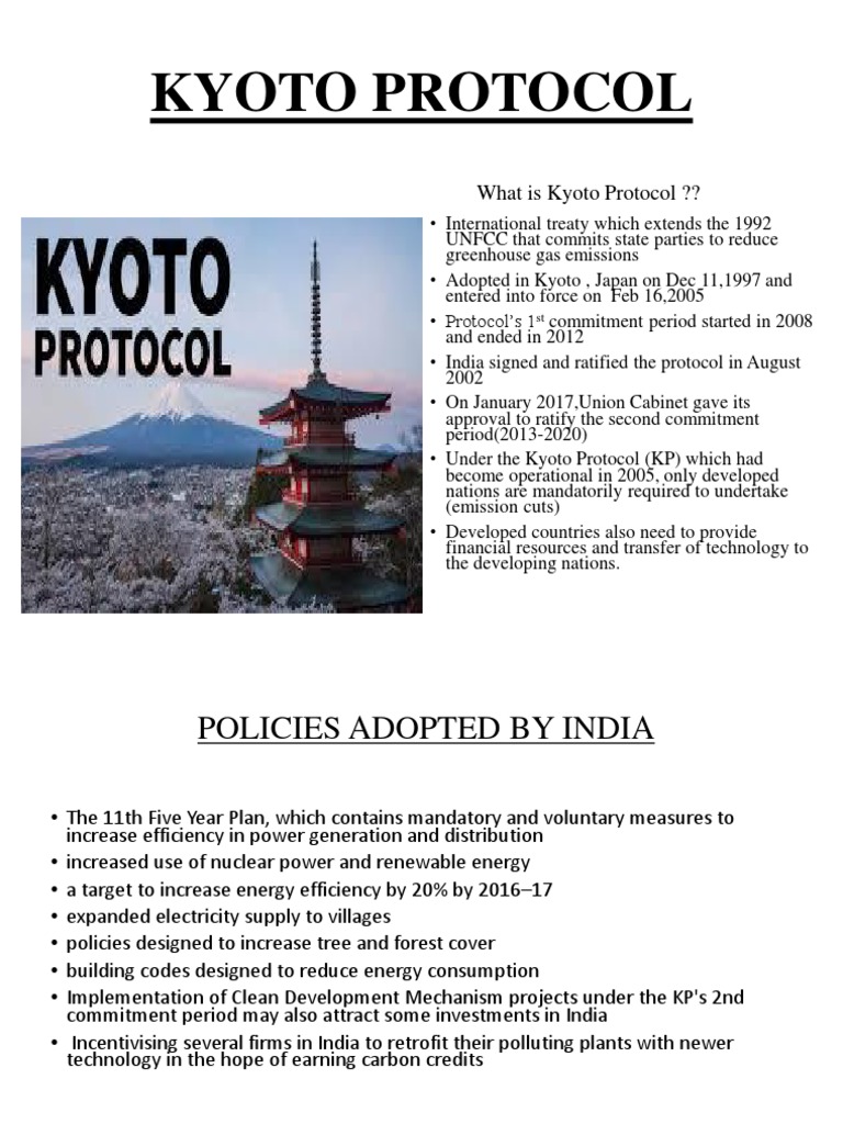 What Is Kyoto Protocol ?? | PDF