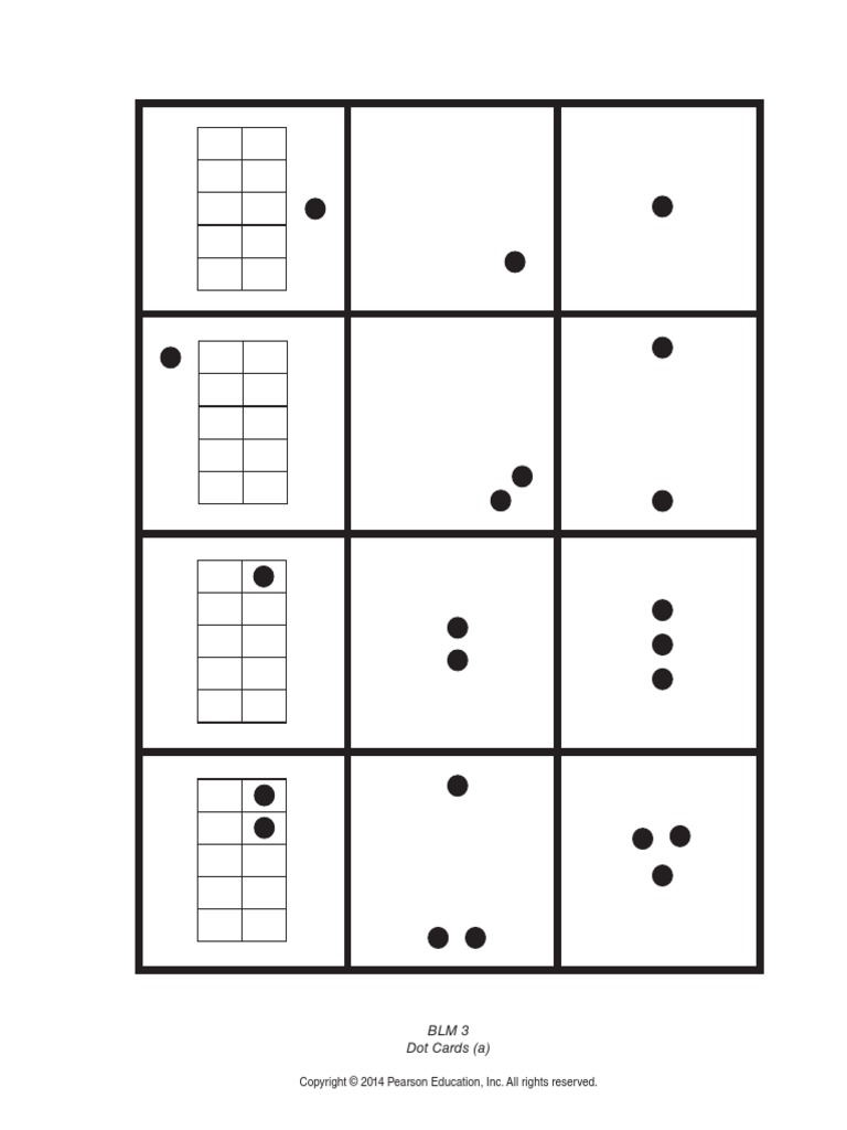 BLM 3 Dot Cards (A) 1 PDF | PDF