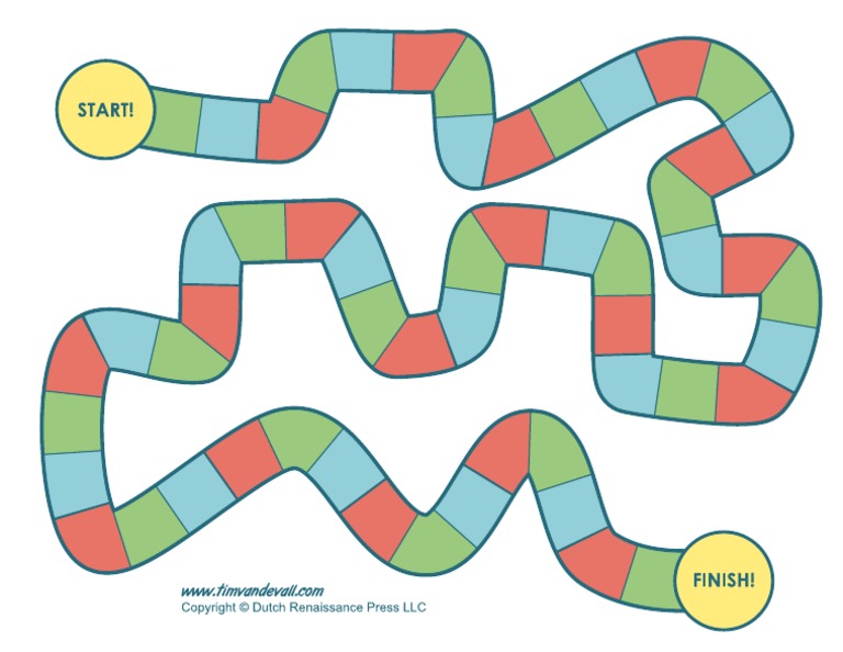 Board Game Template PDF | PDF