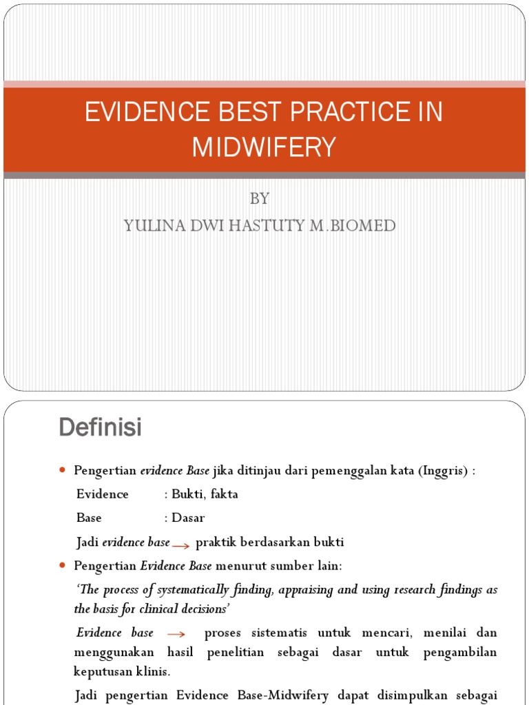 Evidence-Based Midwifery Practices | PDF | Sains & Matematika