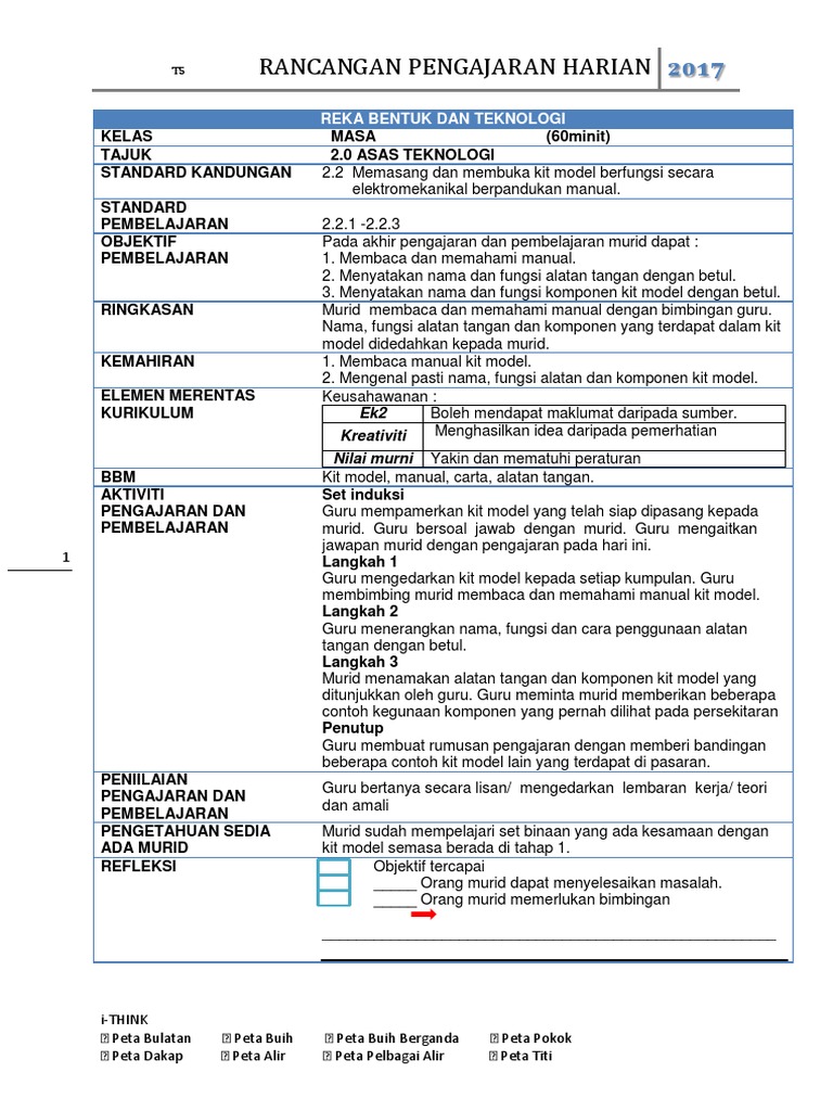 RPH RBT Tahun 5 | PDF