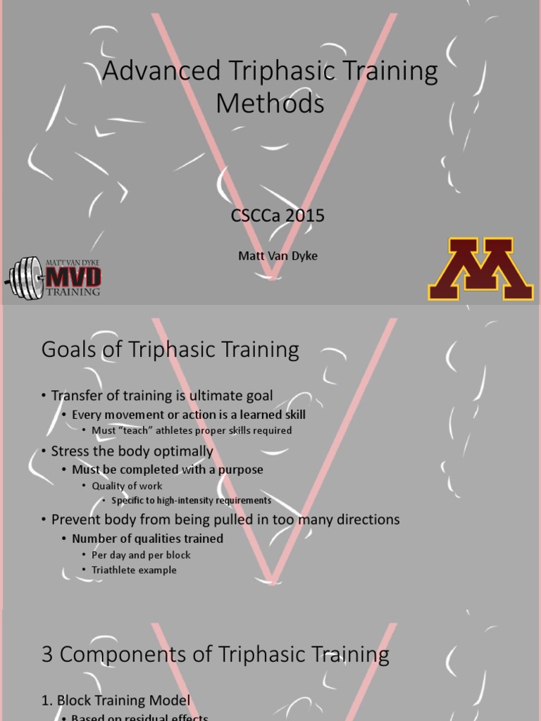 Triphasic Training Vandyke PDF | PDF